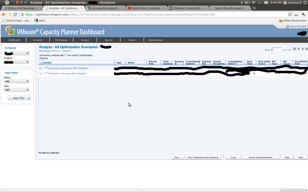 Optimize Your VMware Capacity Planning Report