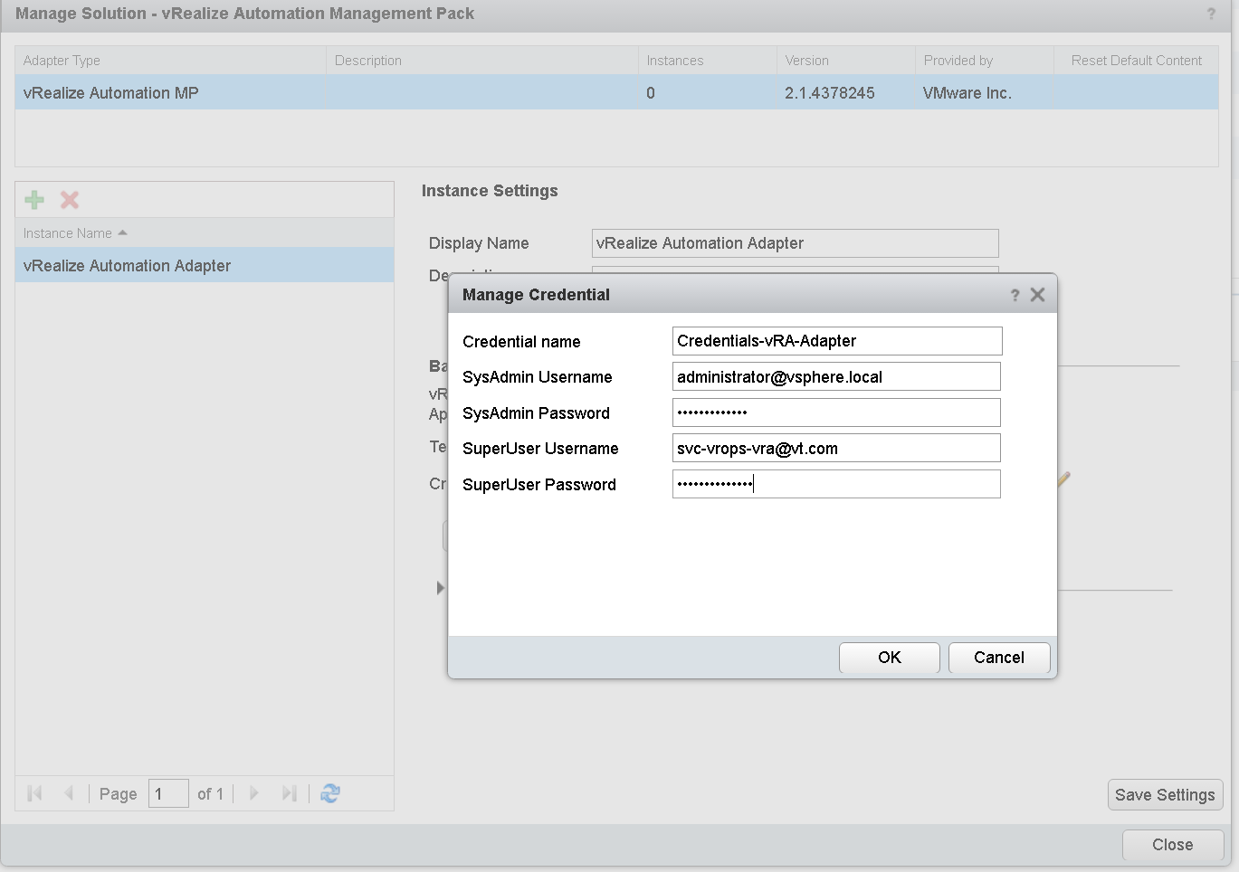 How To Configure Vrealize Automation 7x Management Pack In Vrealize Operations Manager