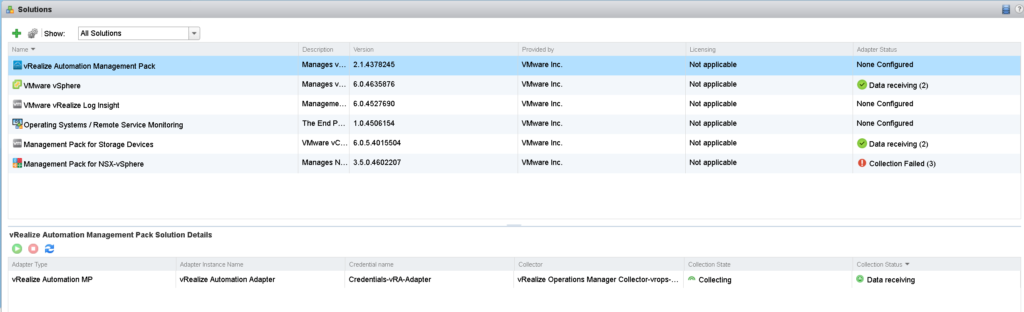 How to Configure vRealize Automation 7.x Management pack in vRealize ...